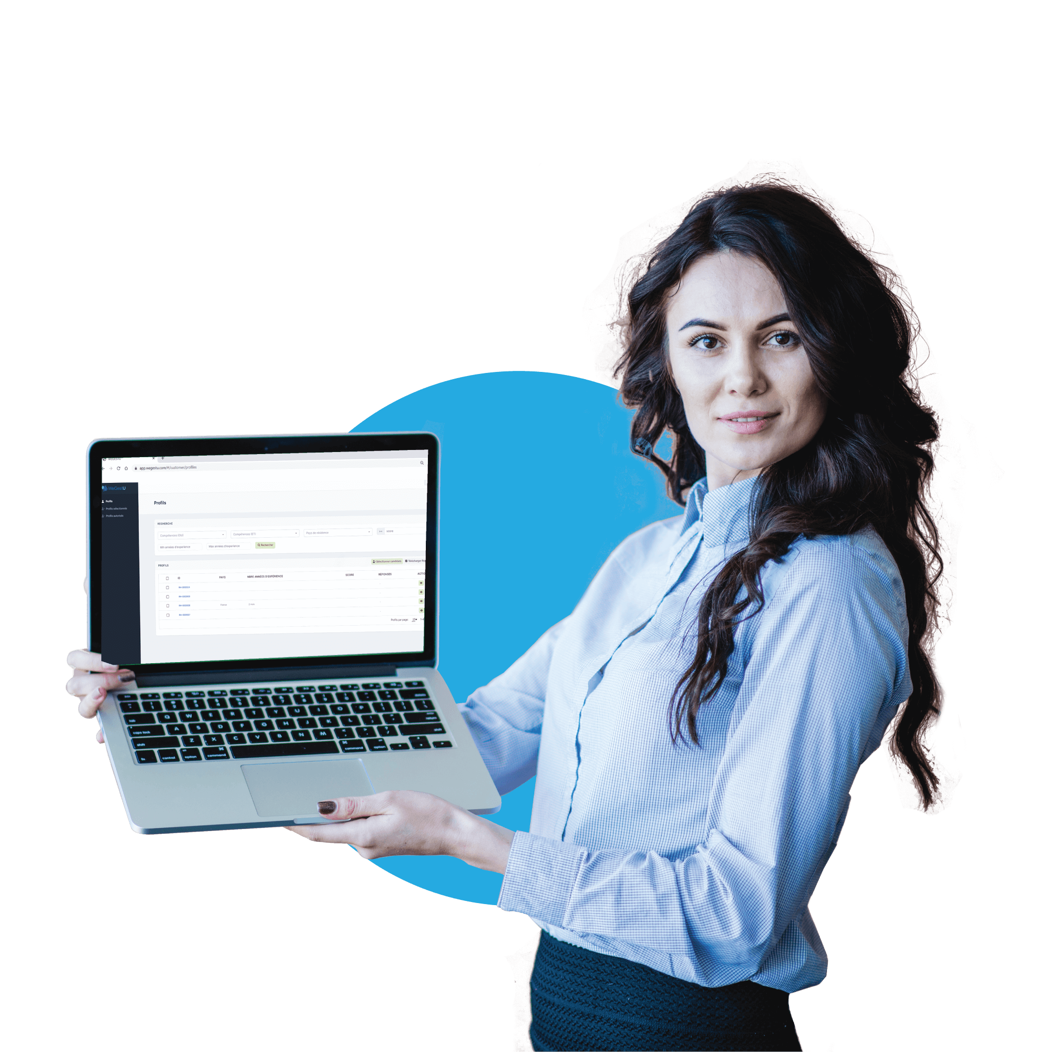 Plateforme de recrutement en ligne | Pour Métiers IT | We Gest U